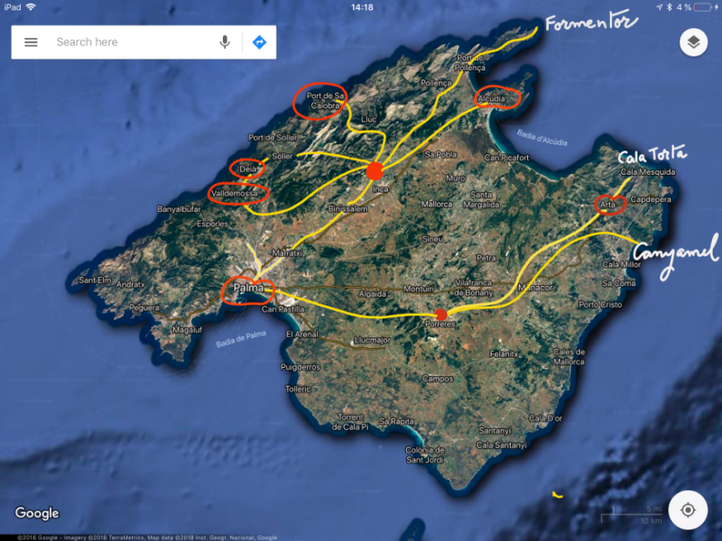 Road trip through Mallorca - Life-athon